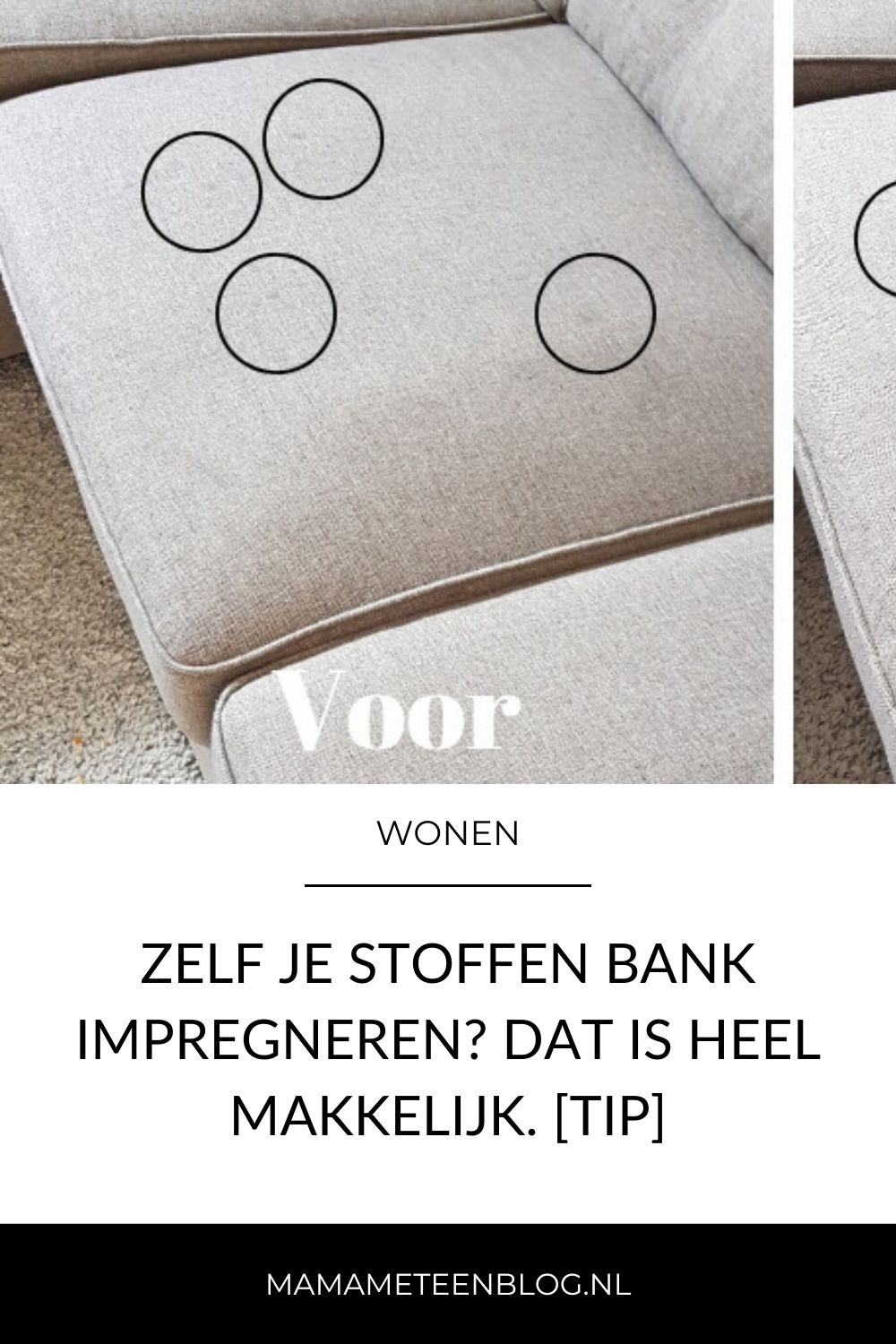Zelf je stoffen bank impregneren? Dat is heel makkelijk. [TIP]